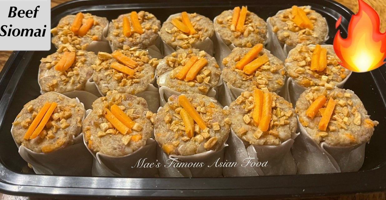 Beef Siomai "Frozen" 15pcs. | Mae's Famous Asian Food